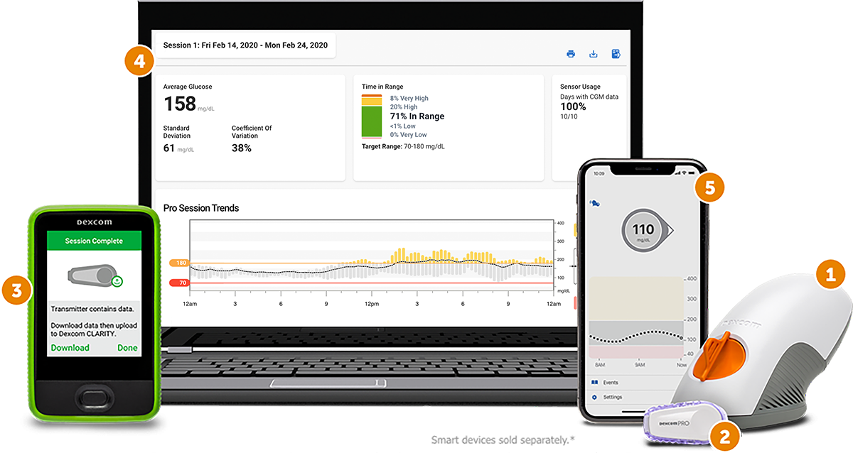 How does Dexcom G6 Pro CGM work? | Dexcom Provider
